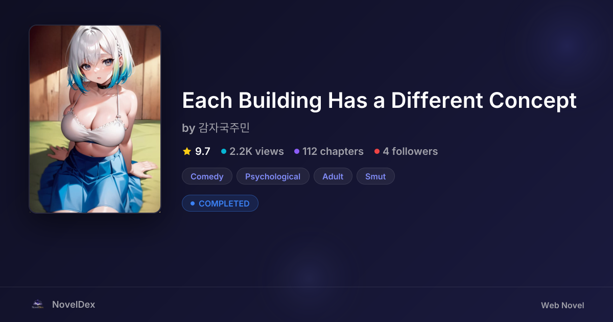 Each Building Has a Different Concept by 감자국주민 | NovelDex