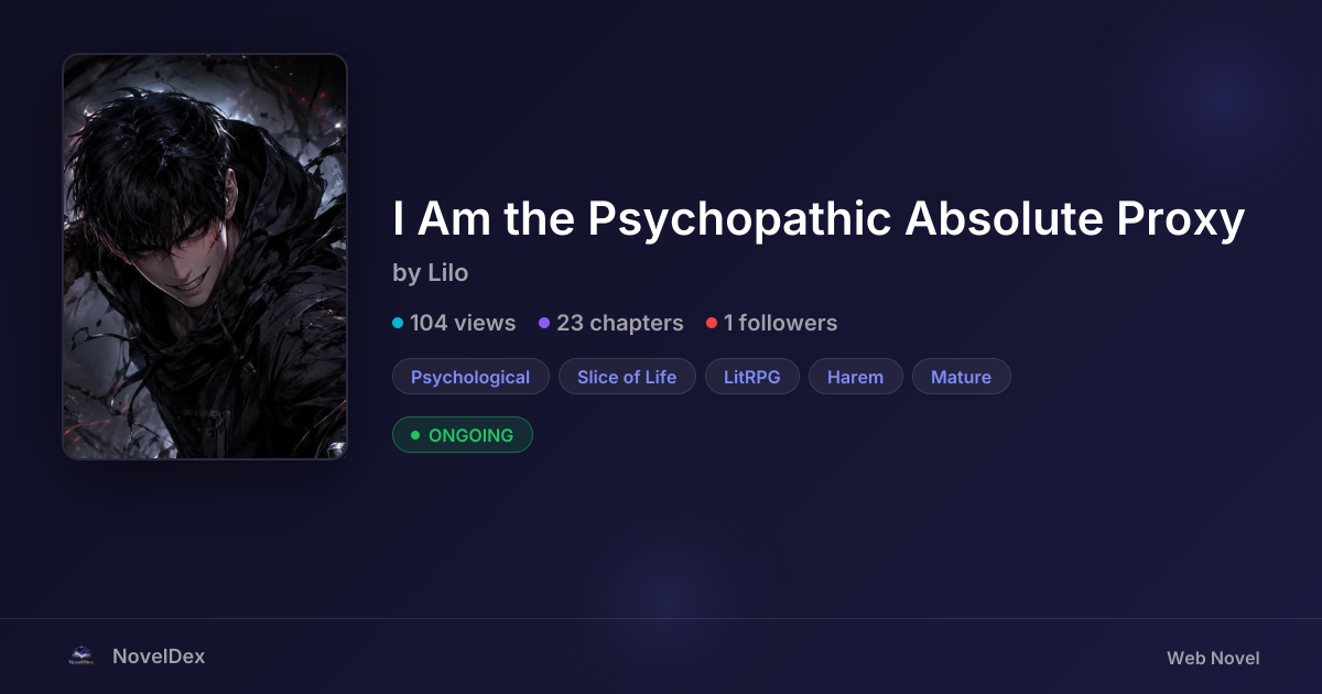 I Am the Psychopathic Absolute Proxy by | NovelDex