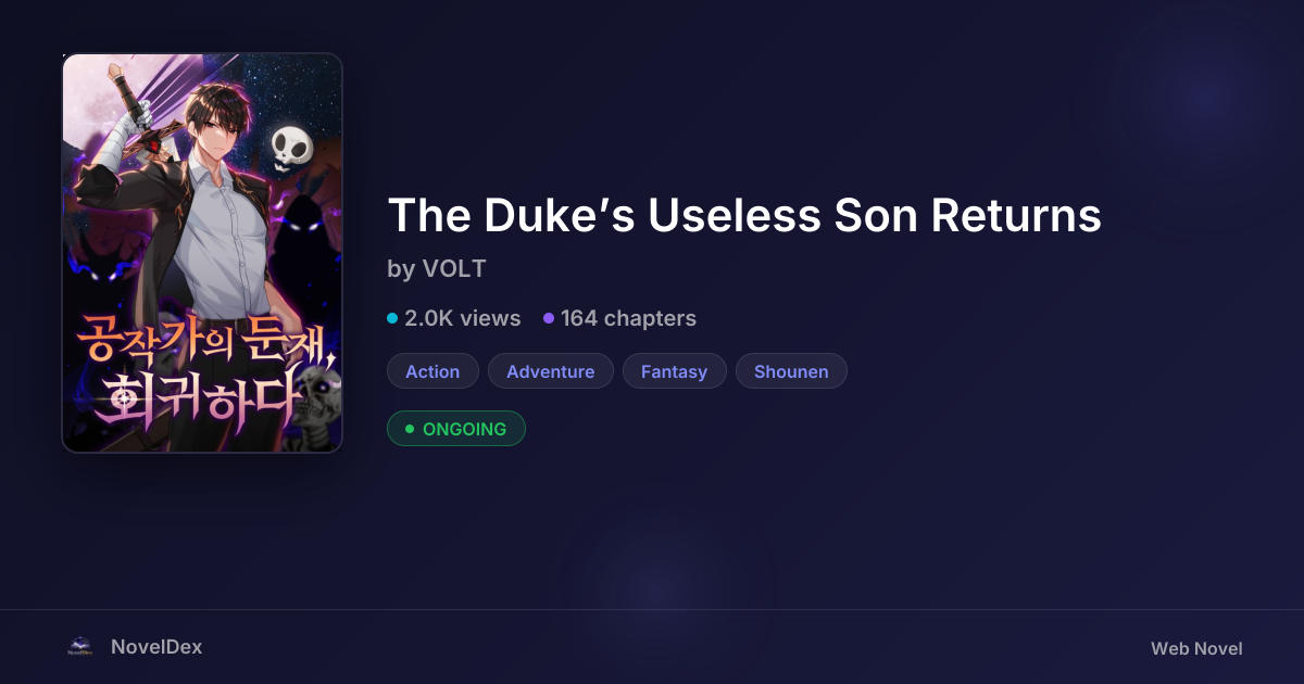 The Duke’s Useless Son Returns by | NovelDex